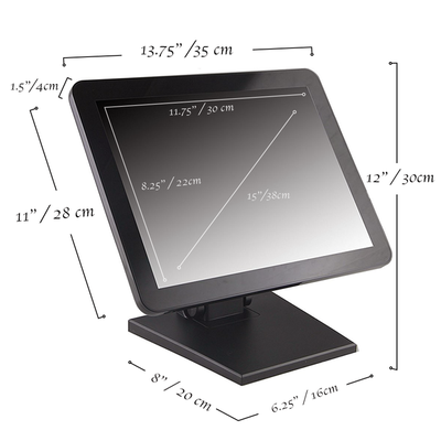 Angel Touch Screen LCD Monitor for Point of Sale POS 15"