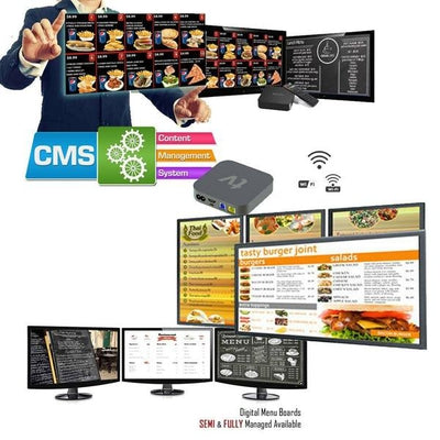 LG 43” LED TV Digital Menu Board Signage Kit