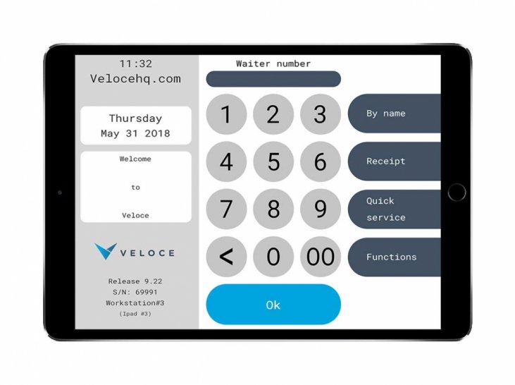 Veloce Restaurant Point Of Sale POS Software